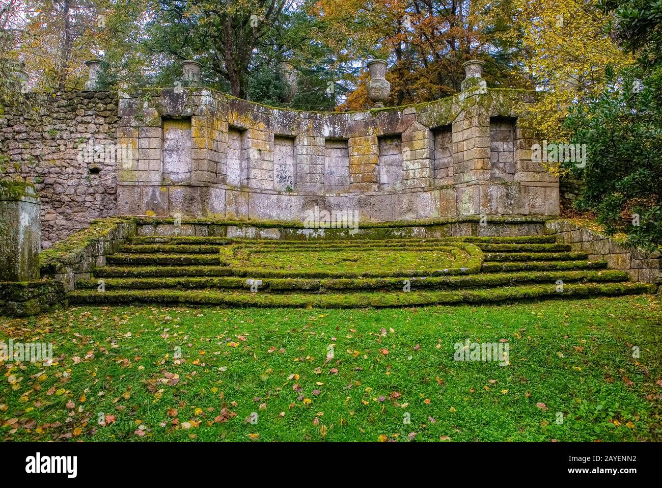 Italy, Lazio, the Bomarzo garden Of Monster ( Giardino Dei Mostri ...