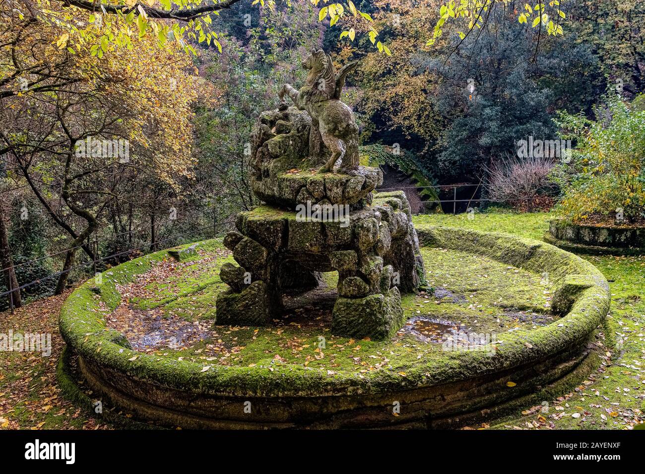 Italy, Lazio, the Bomarzo garden Of Monster ( Giardino Dei Mostri ...