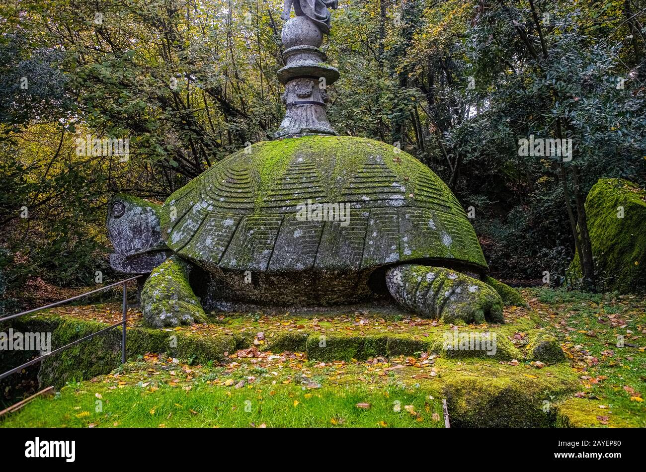 Italy, Lazio, the Bomarzo garden Of Monster ( Giardino Dei Mostri ...