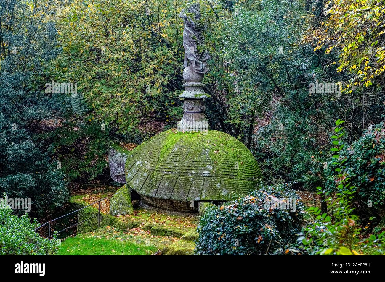 Italy, Lazio, the Bomarzo garden Of Monster ( Giardino Dei Mostri ...