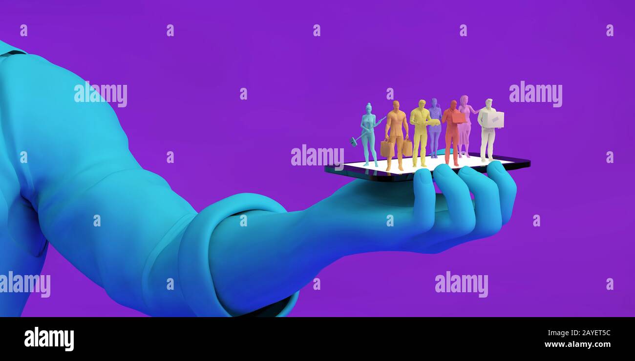 Gig Economy Workers Stock Photo - Alamy