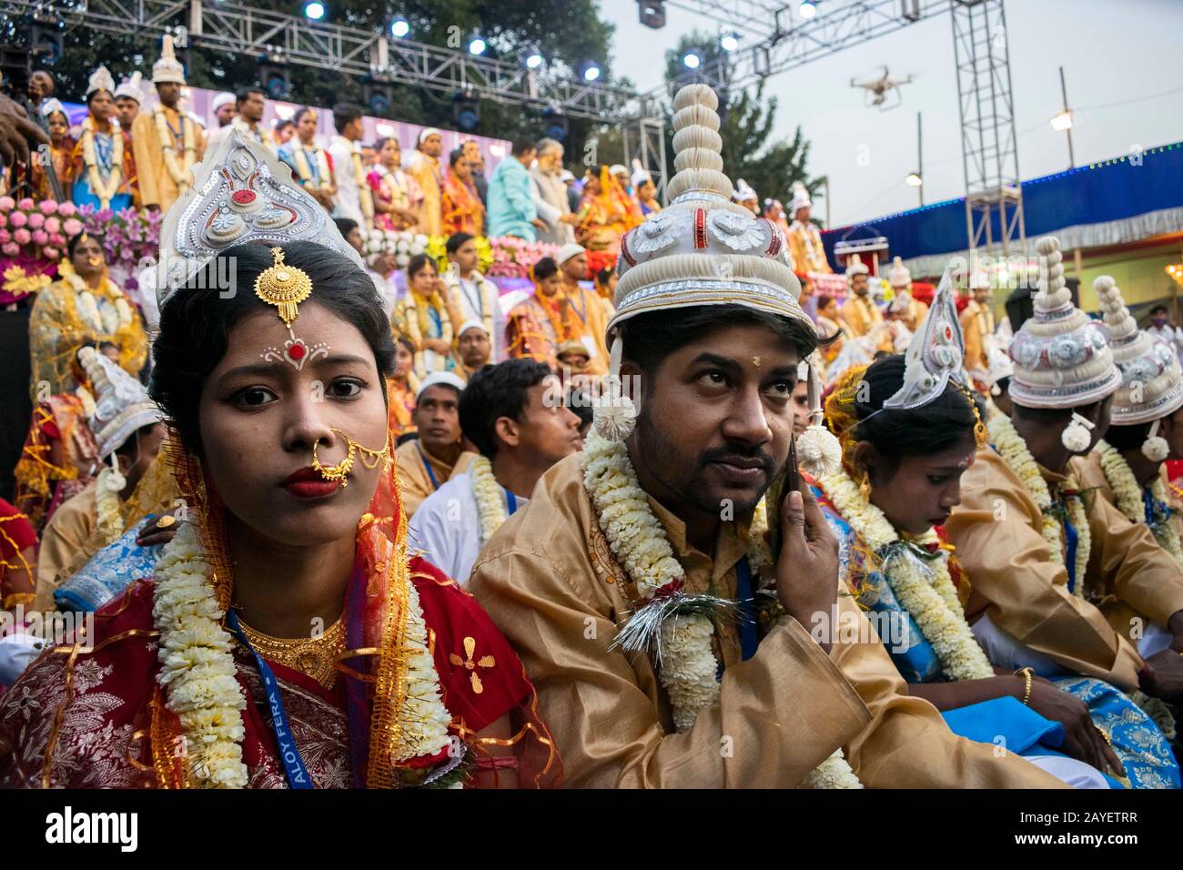 Hundreds of underprivileged brides and grooms have tied the knot in a ...