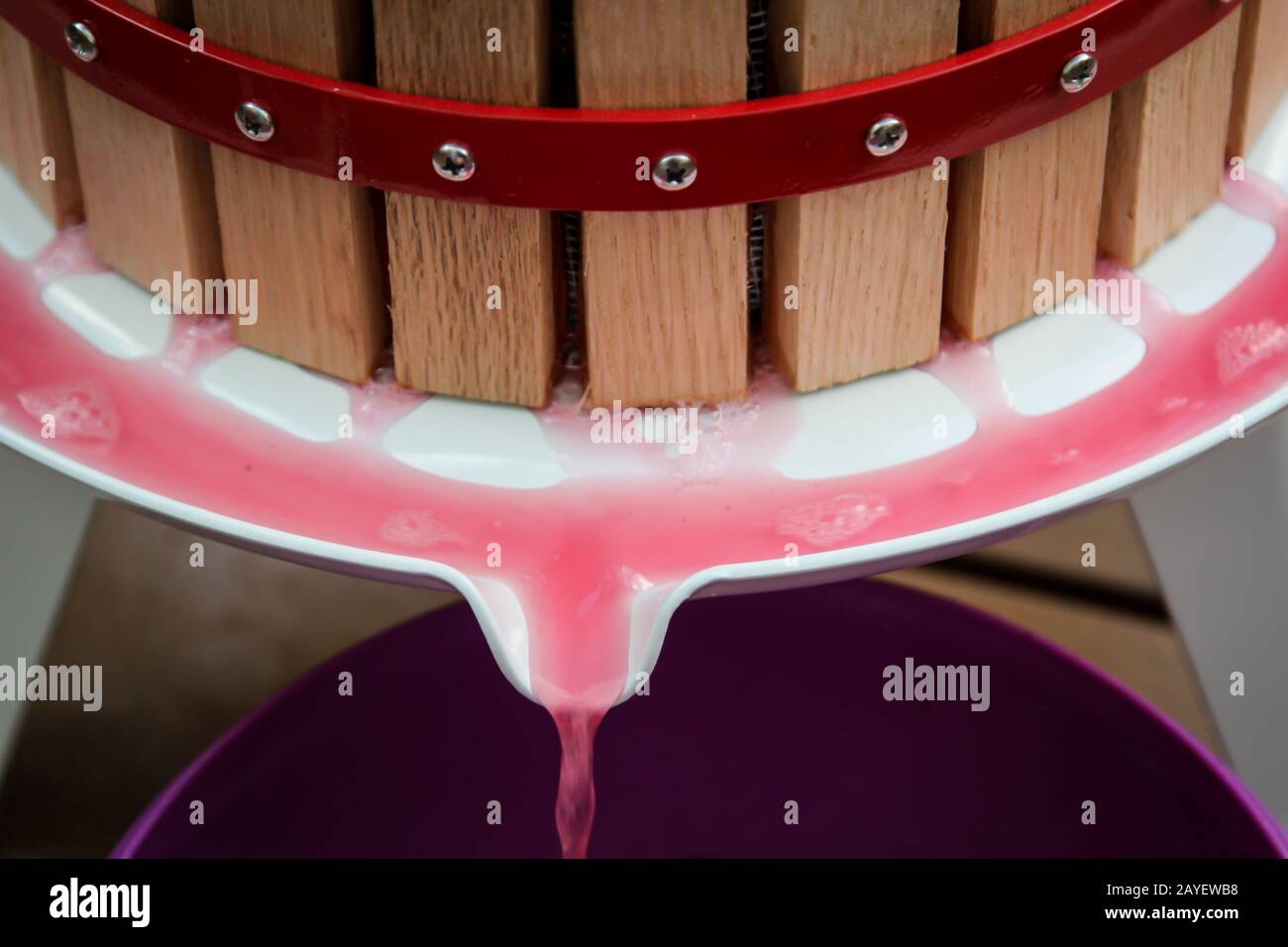 Details Detailed views of the winemaking, wine press Stock Photo - Alamy