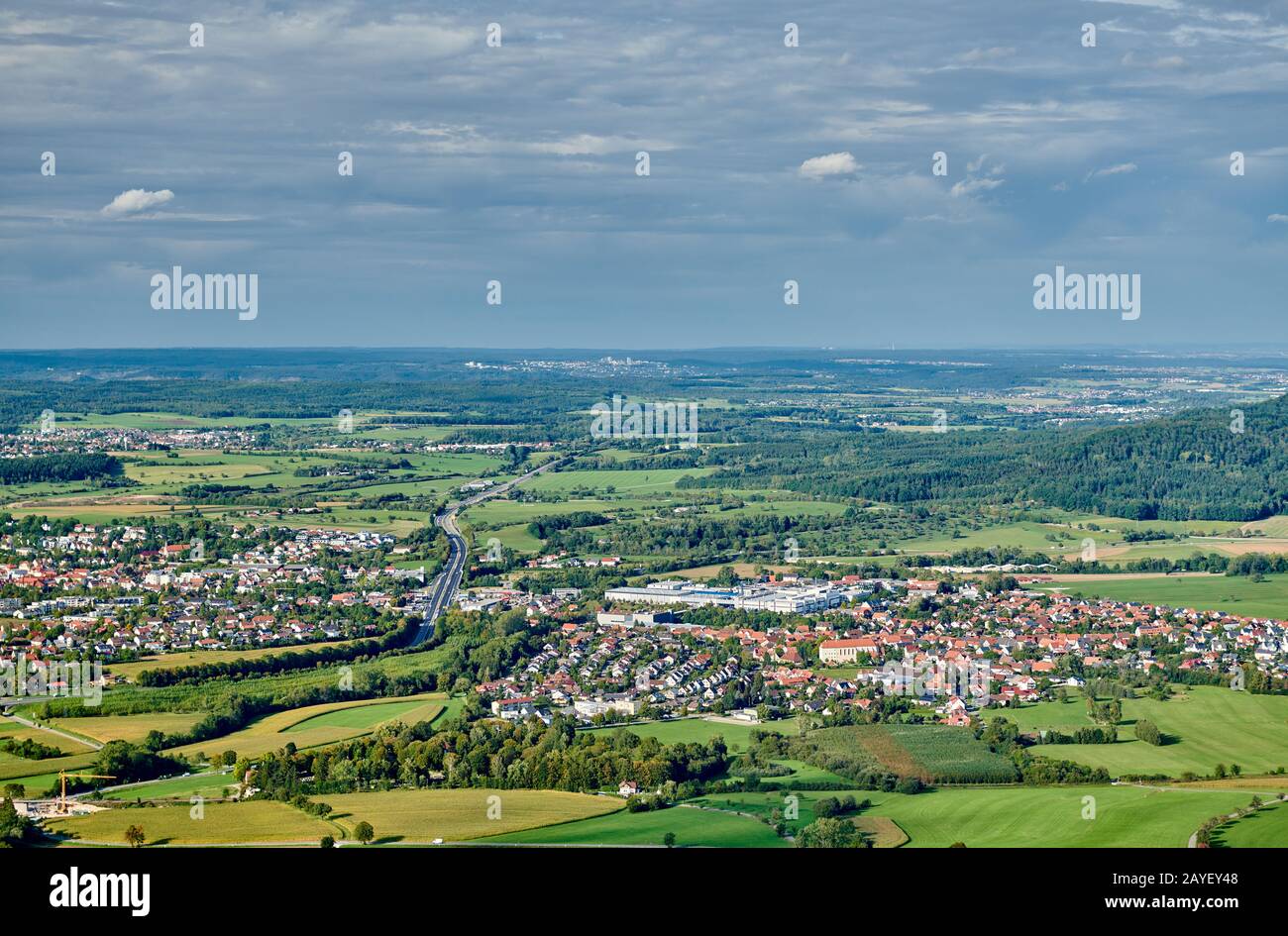 Hechingen town in, Germany Stock Photo - Alamy