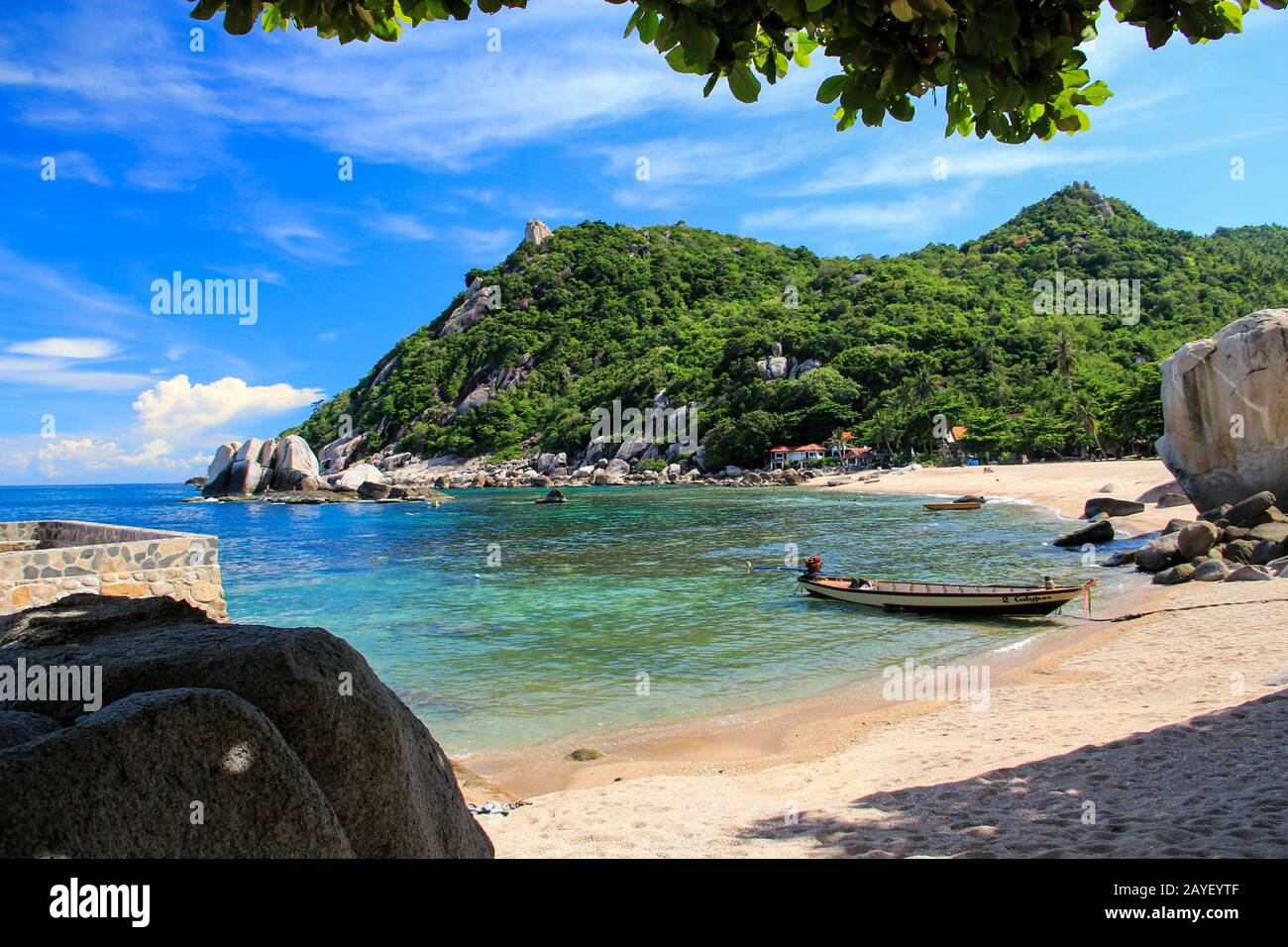 Thailand lagoon on a remote island Stock Photo - Alamy