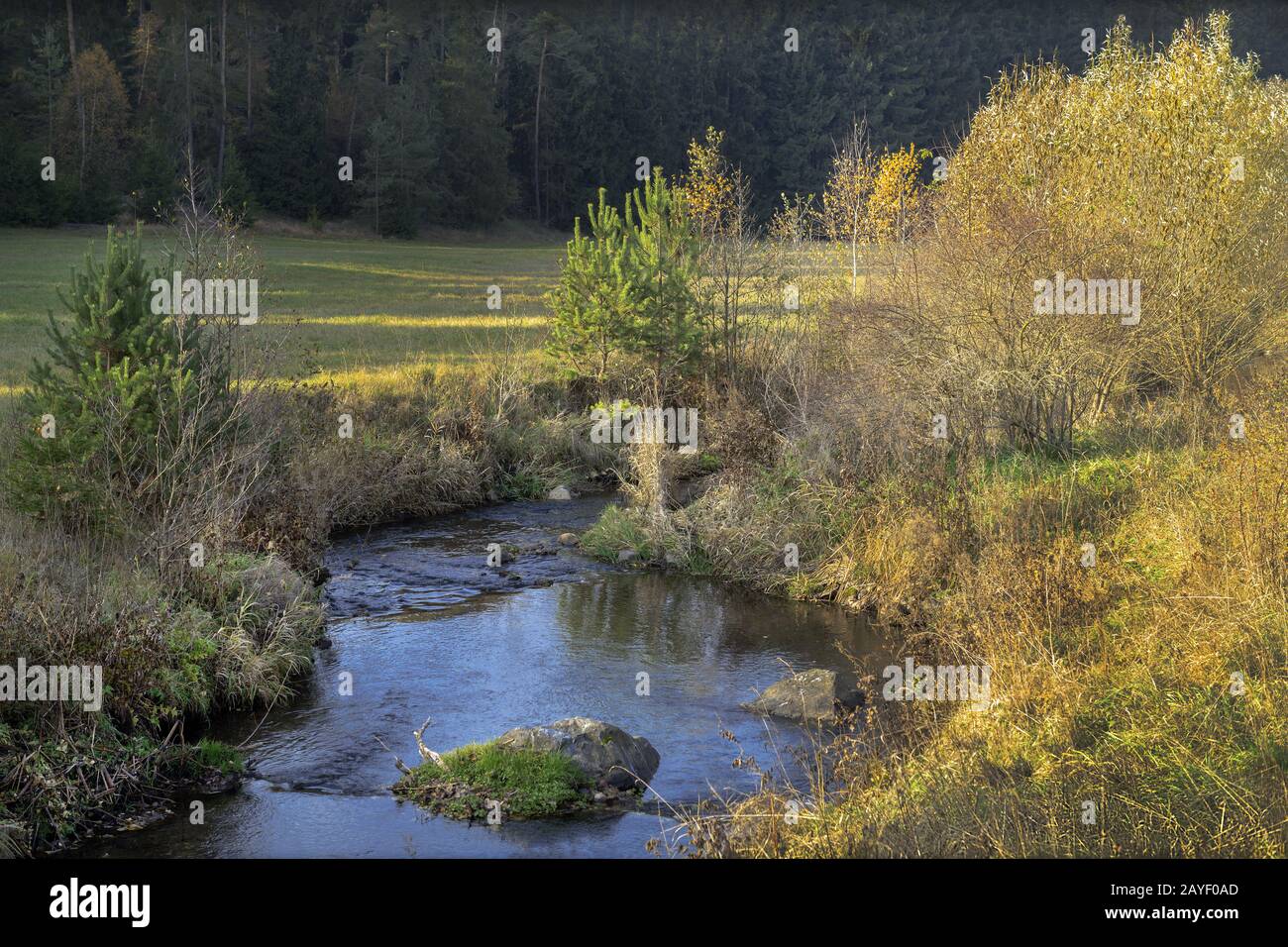 Brook landscape hi-res stock photography and images - Alamy