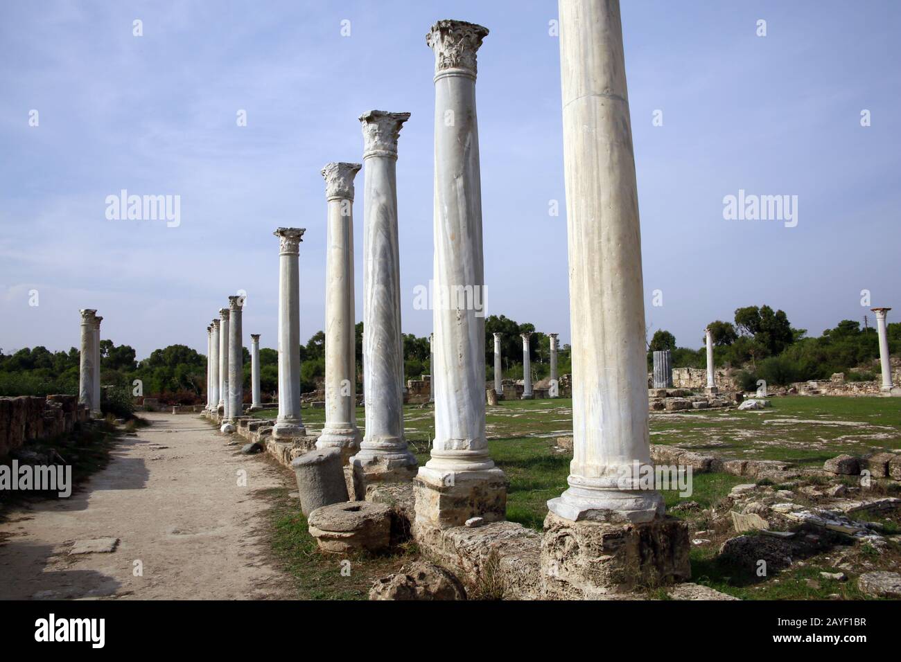 Archaeological site of the ancient city of Salamis Stock Photo - Alamy