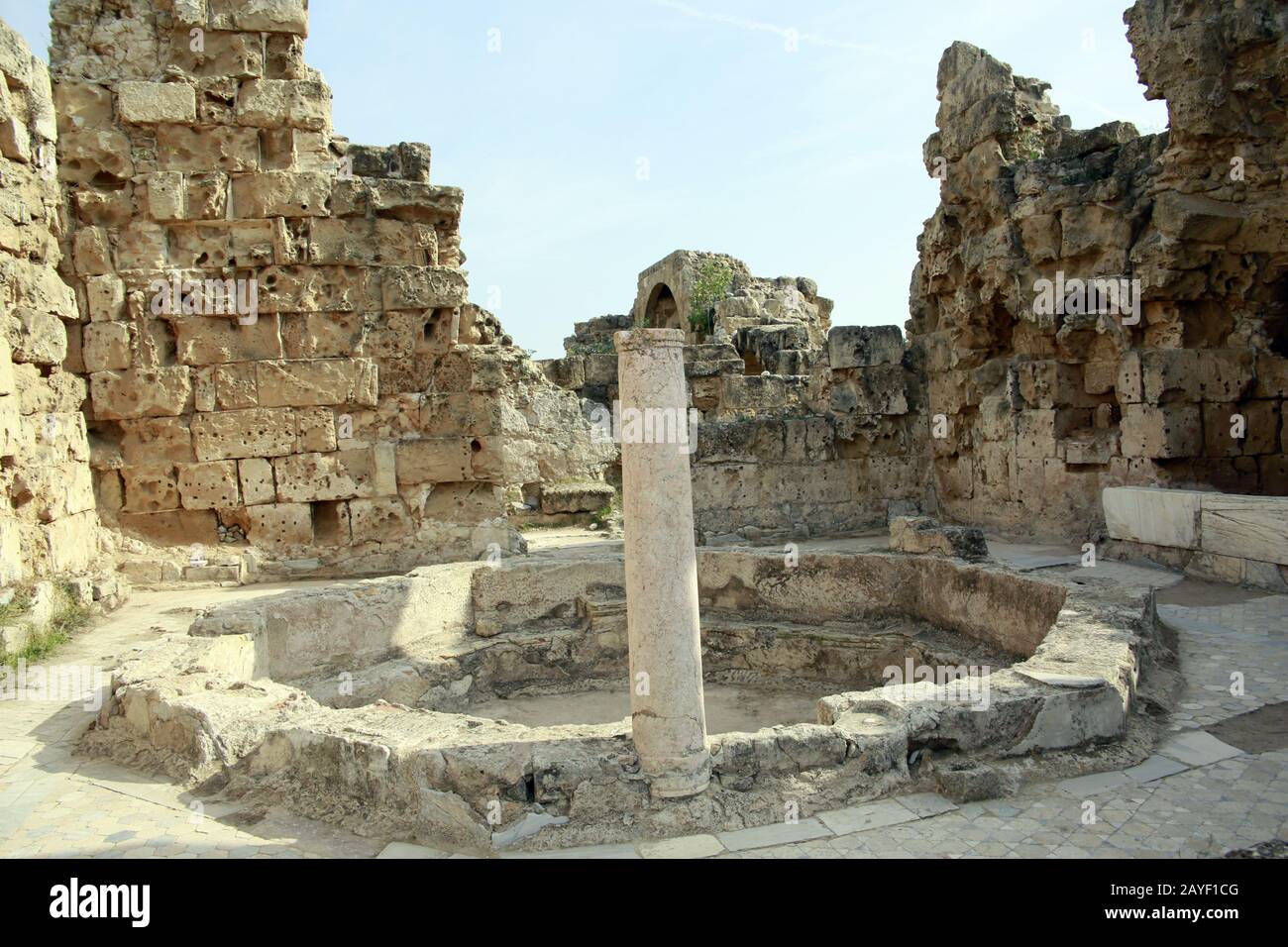 Archaeological site of the ancient city of Salamis Stock Photo - Alamy