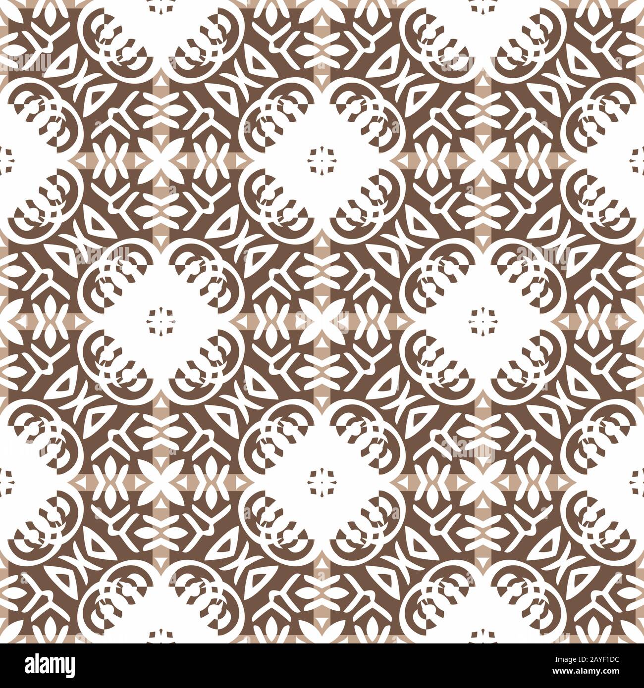 Seamless designs with flowers Cut Out Stock Images & Pictures - Alamy