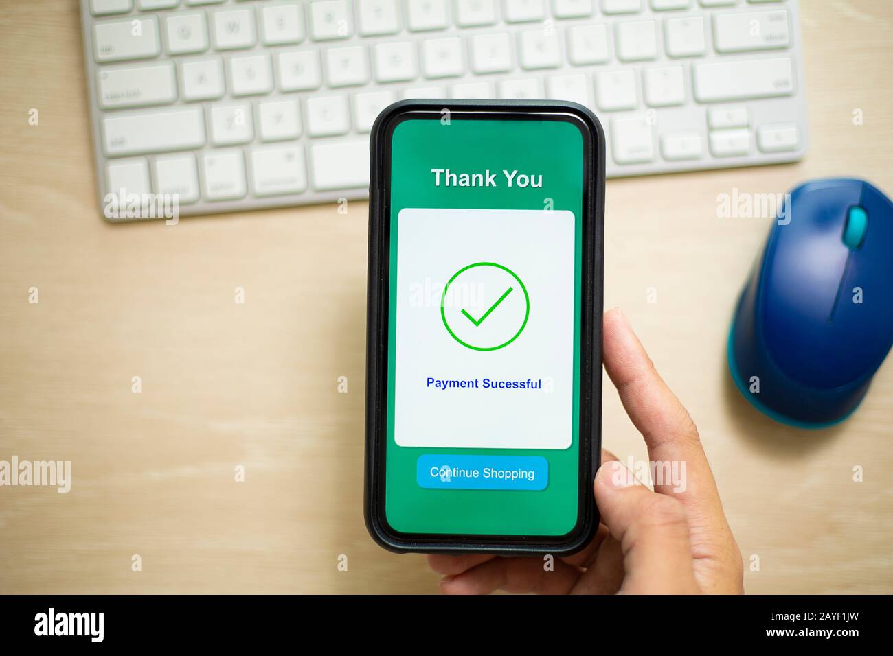 Payment Successful High Resolution Stock Photography and Images - Alamy