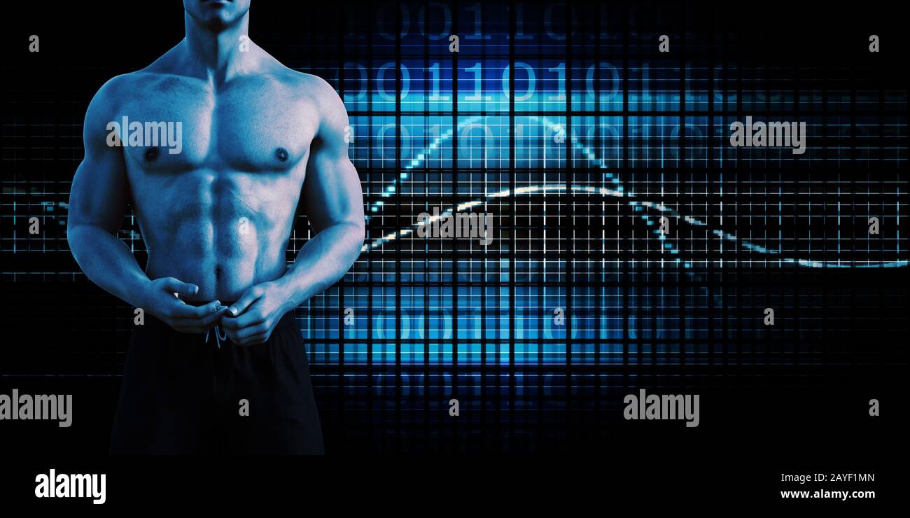 Muscular Torso of a Man Stock Photo - Alamy