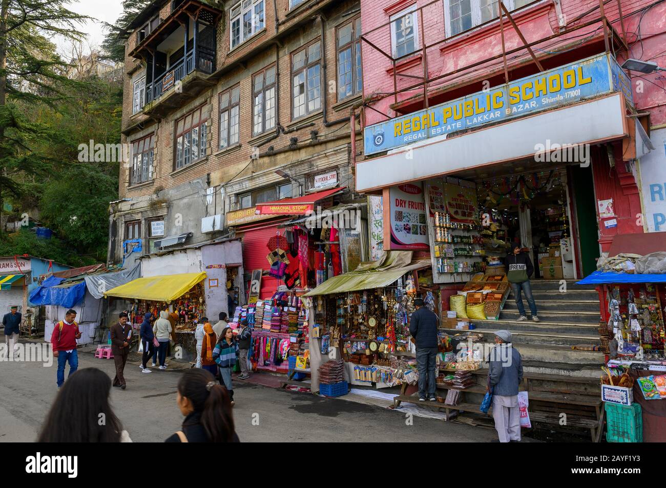 Street scenes of Shimla, India Stock Photo - Alamy