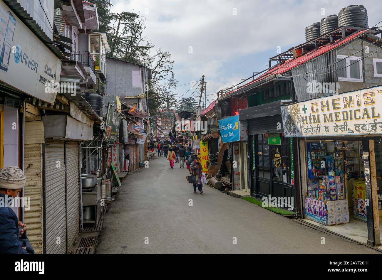 Street scenes of Shimla, India Stock Photo - Alamy