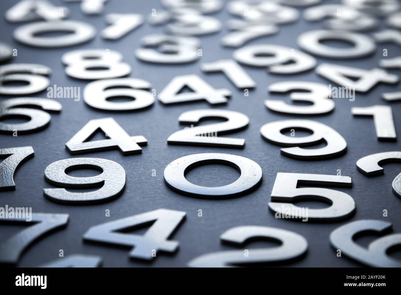 Mathematics background made with solid numbers Stock Photo - Alamy