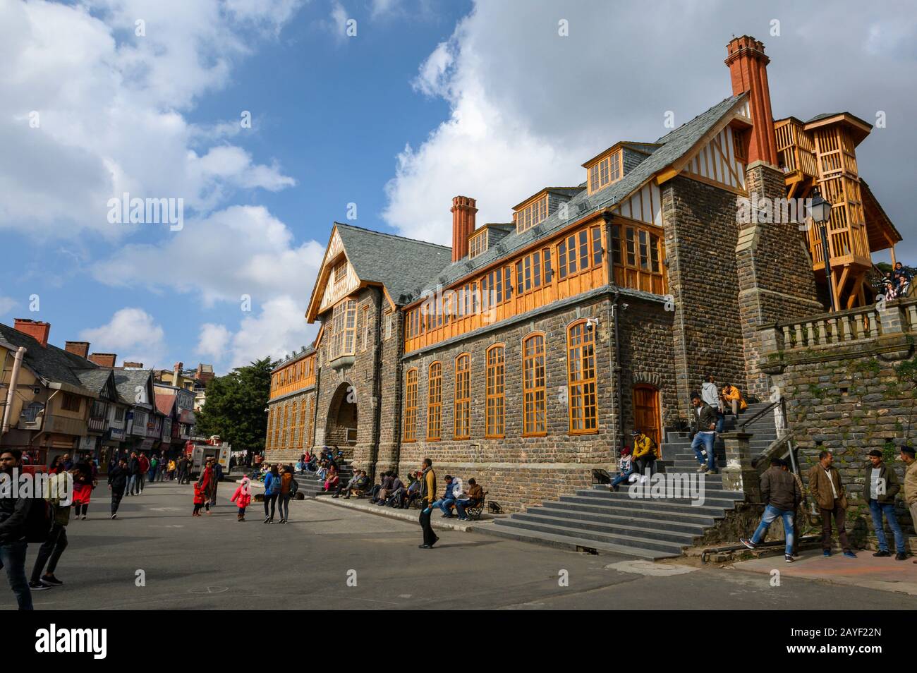 Town Hall in Shimla, India Stock Photo - Alamy