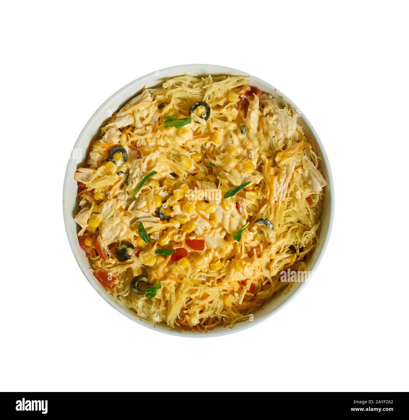 One Pot Turkey Mexican Pasta Stock Photo - Alamy