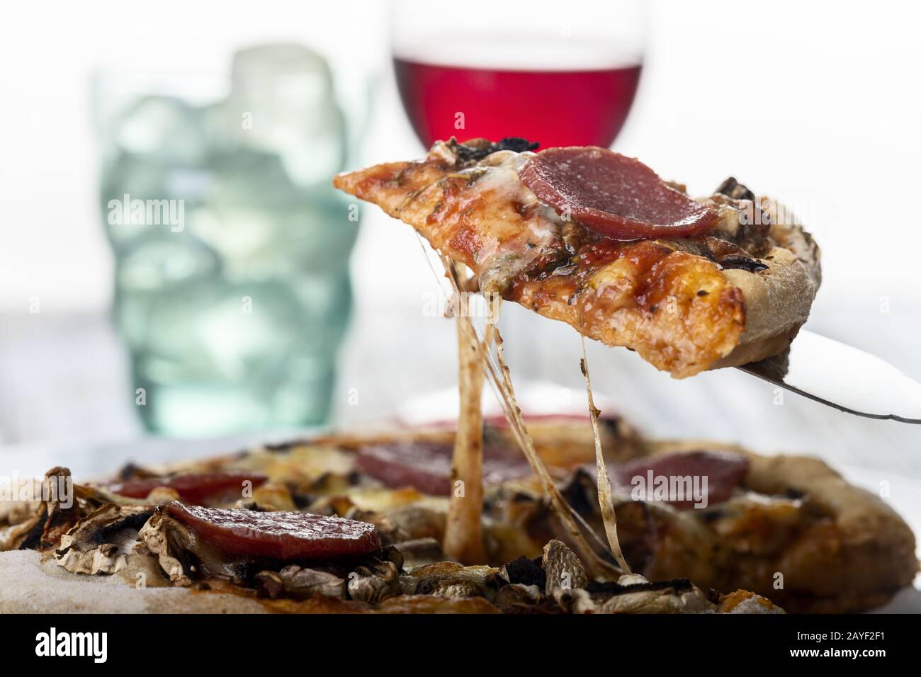 American pizza slice hi-res stock photography and images - Alamy