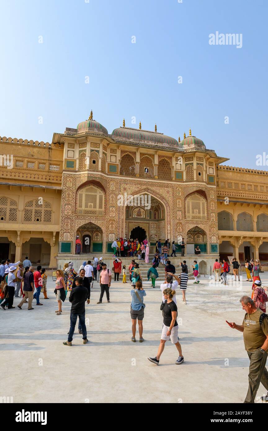 Amber Fort, Jaipur, Rajasthan, India Stock Photo - Alamy