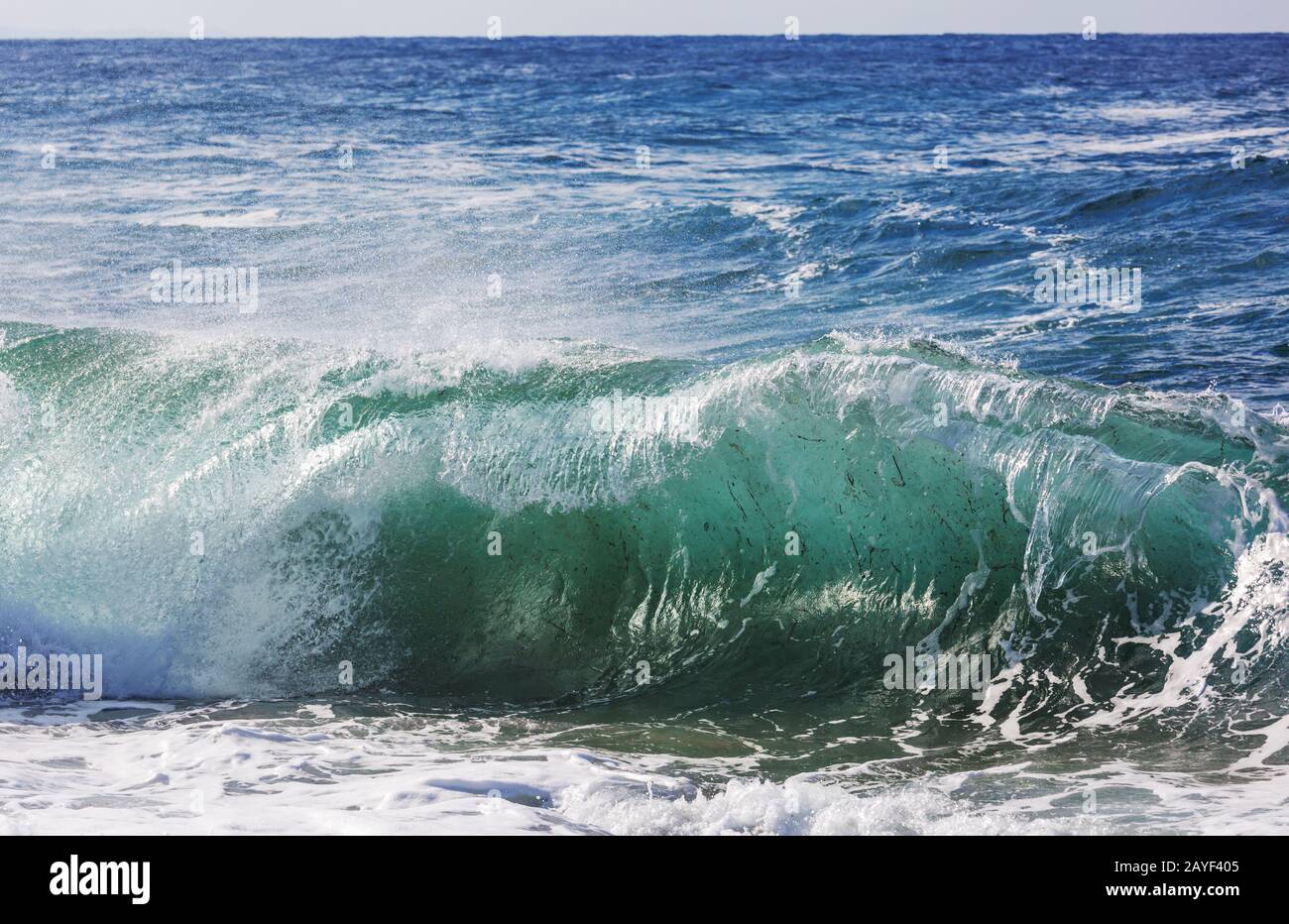 Wave in storm Stock Photo - Alamy