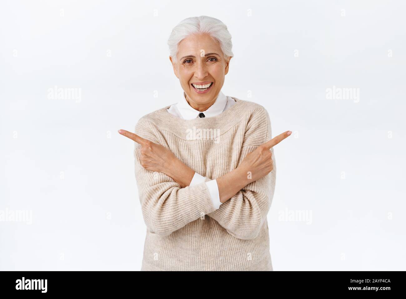 Woman with arms crossed over chest hi-res stock photography and images ...