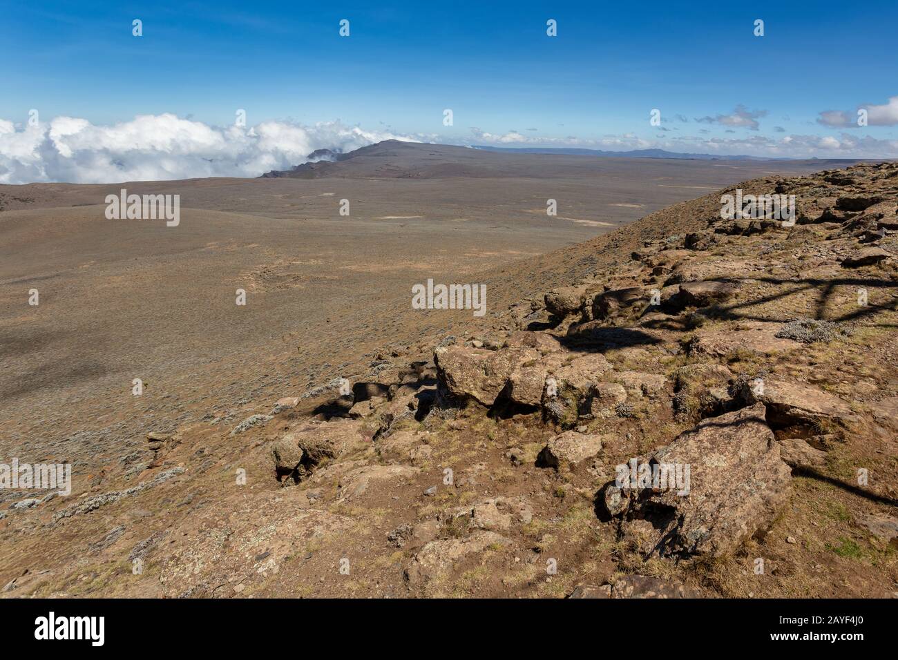 Ethiopian Bale Mountains landscape, Ethiopia Africa Stock Photo - Alamy