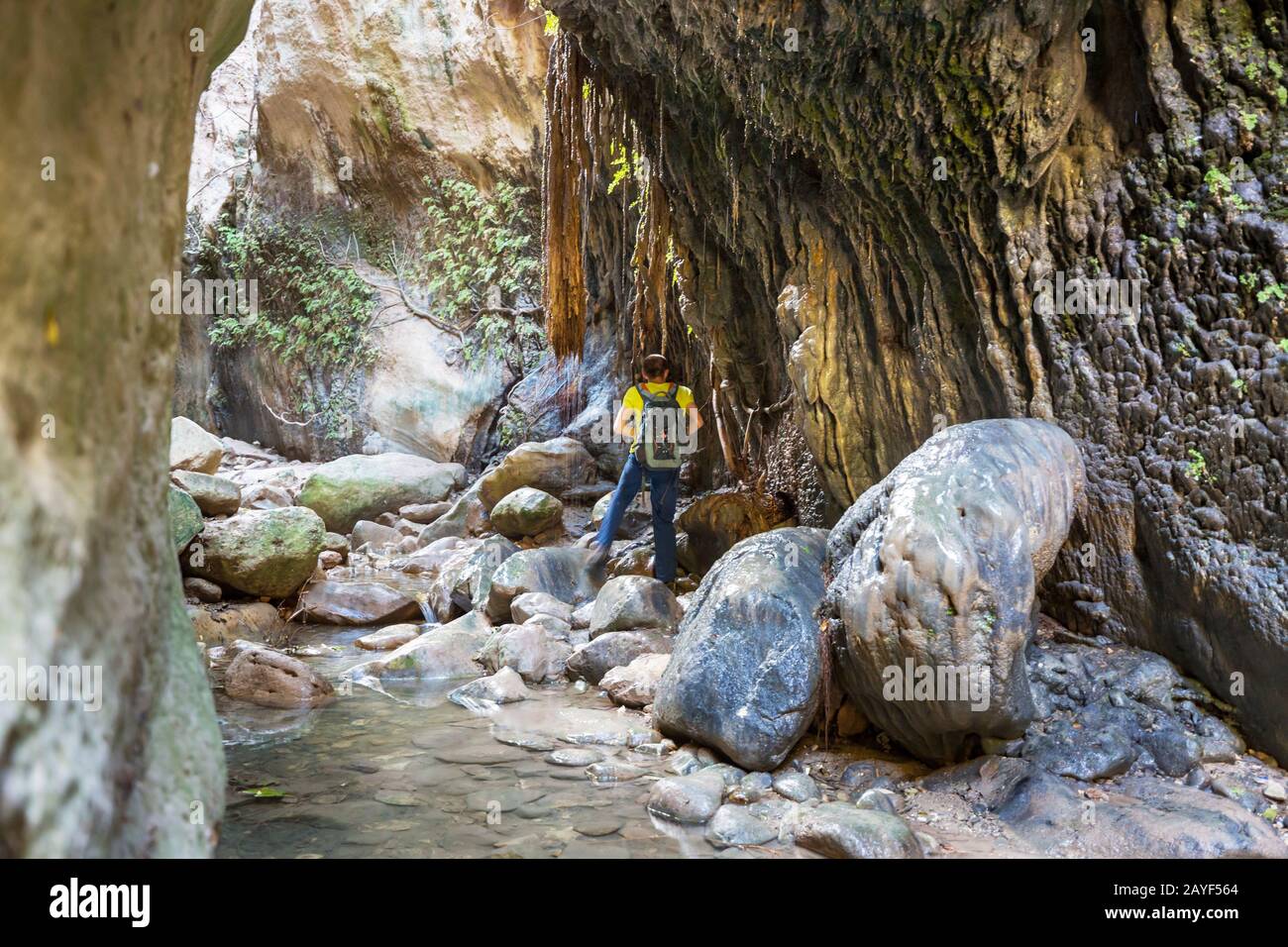 Canyon in Cyprus Stock Photo - Alamy