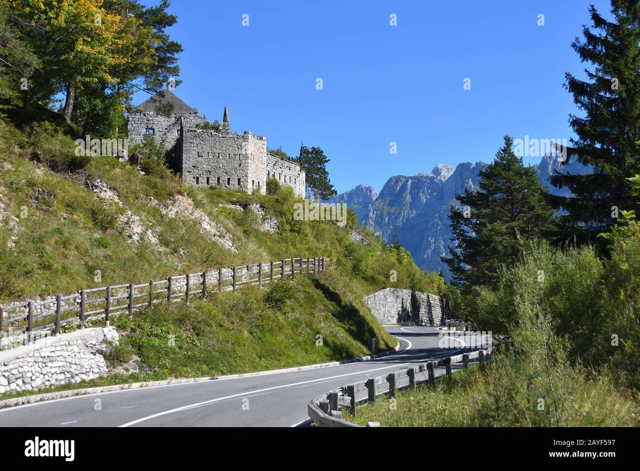 On the Predil Pass Stock Photo - Alamy