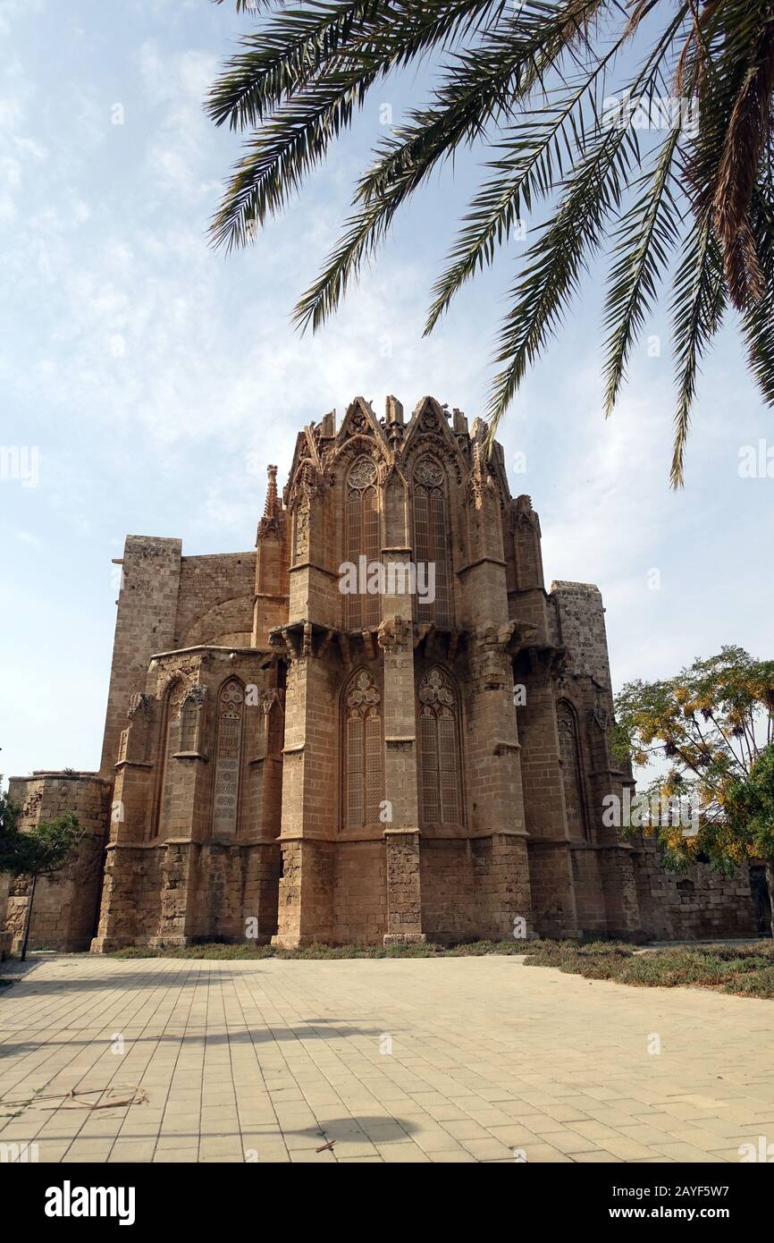 Lala Mustafa Pasha Mosque, formerly Nicholas Cathedral Stock Photo - Alamy