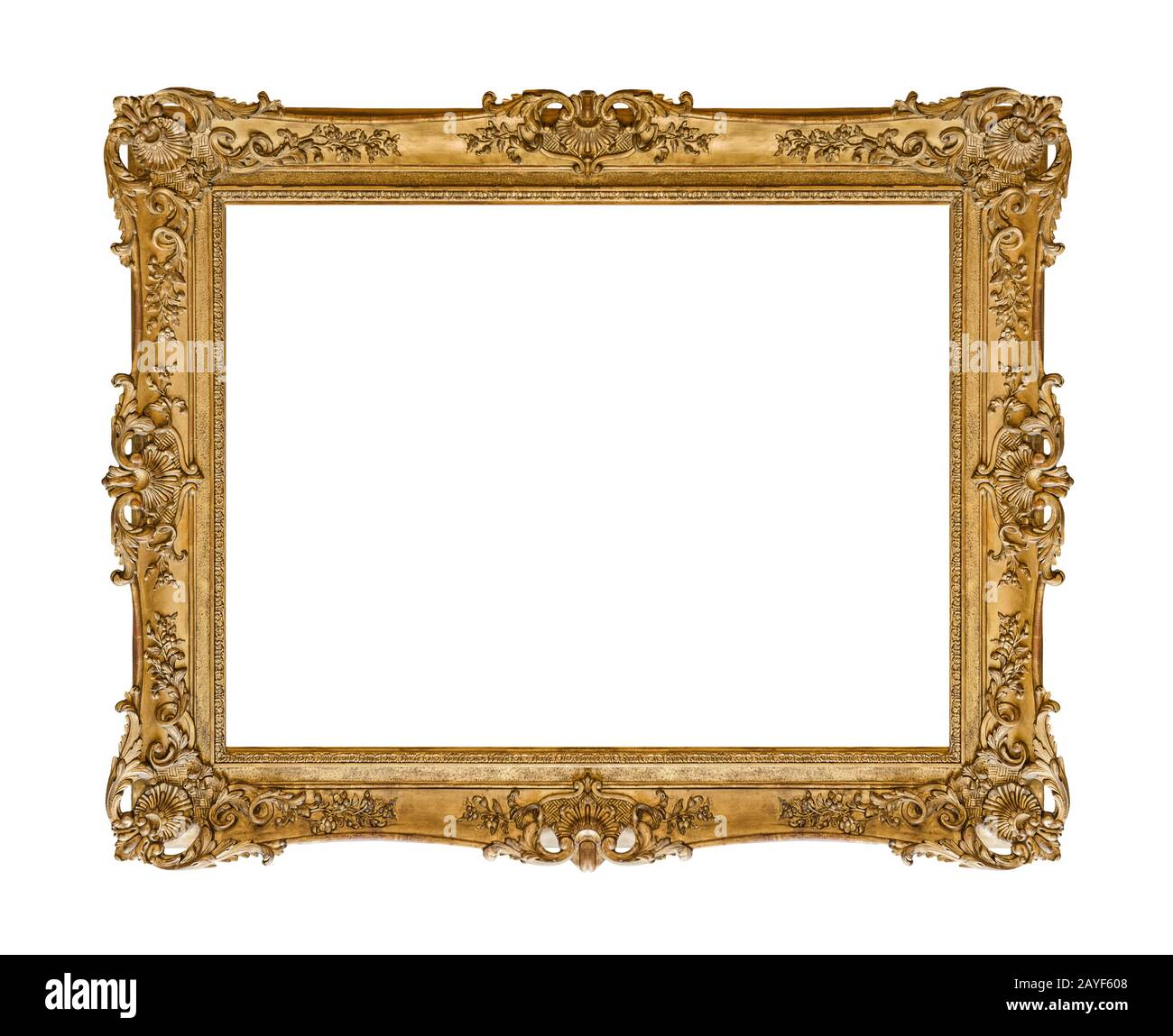 Old wooden picture frame Stock Photo - Alamy