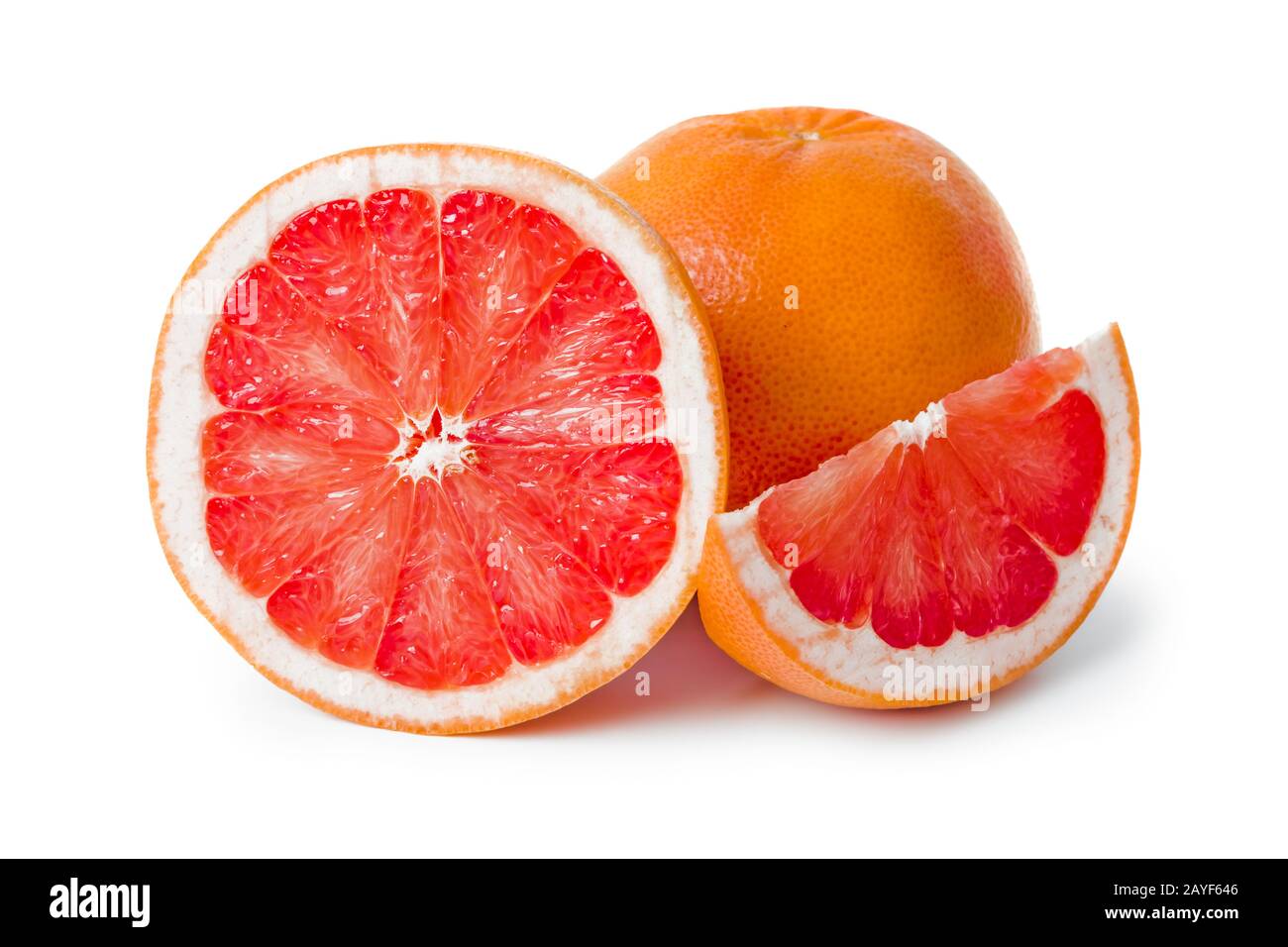 Three fresh juicy grapefruits hi-res stock photography and images - Alamy