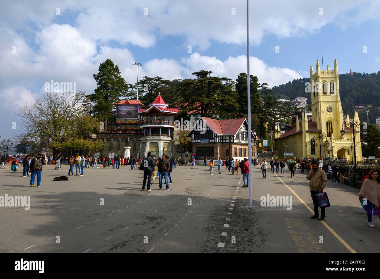 Christ Church Church in Shimla, India Stock Photo - Alamy