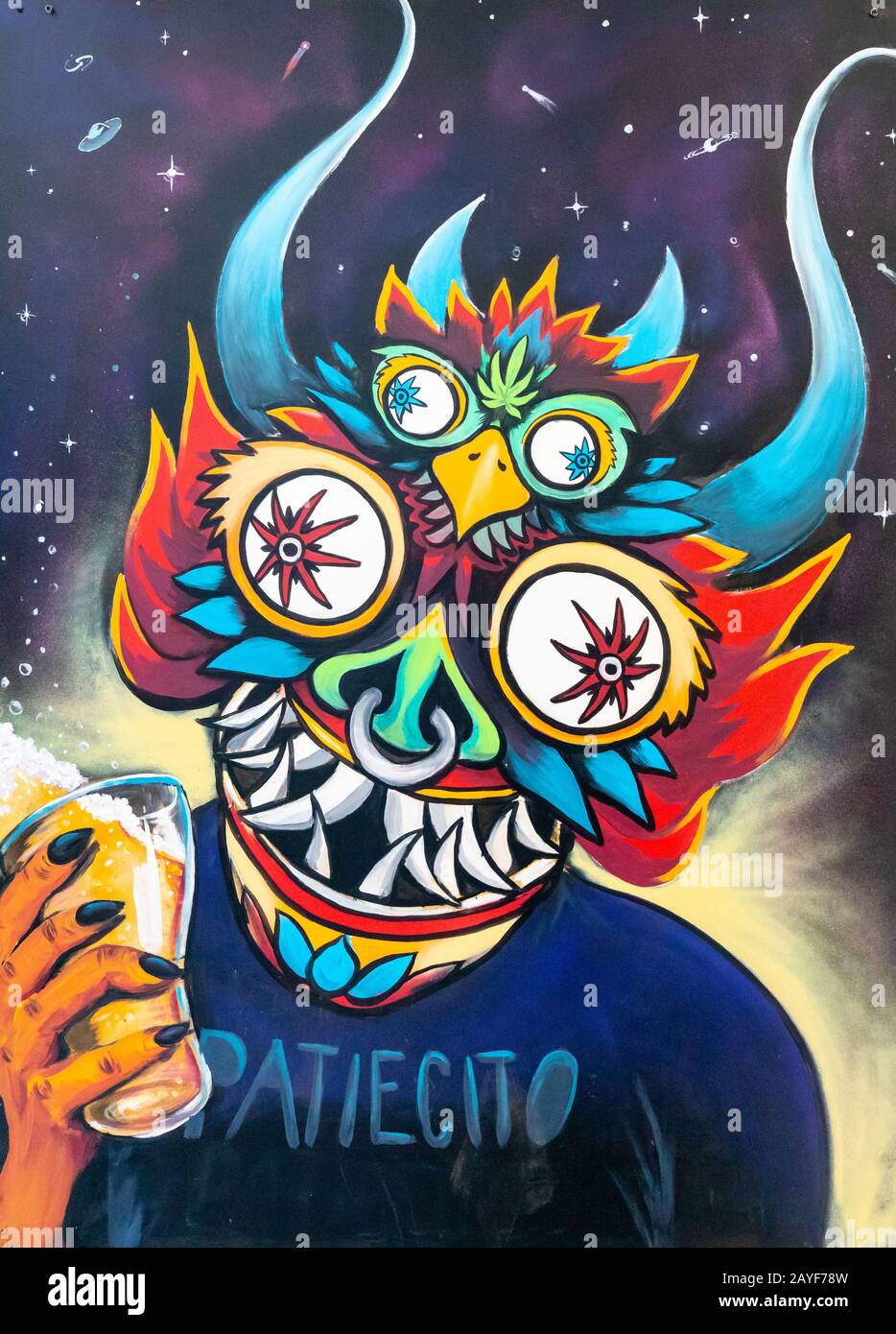 Devil graffiti hi-res stock photography and images - Alamy