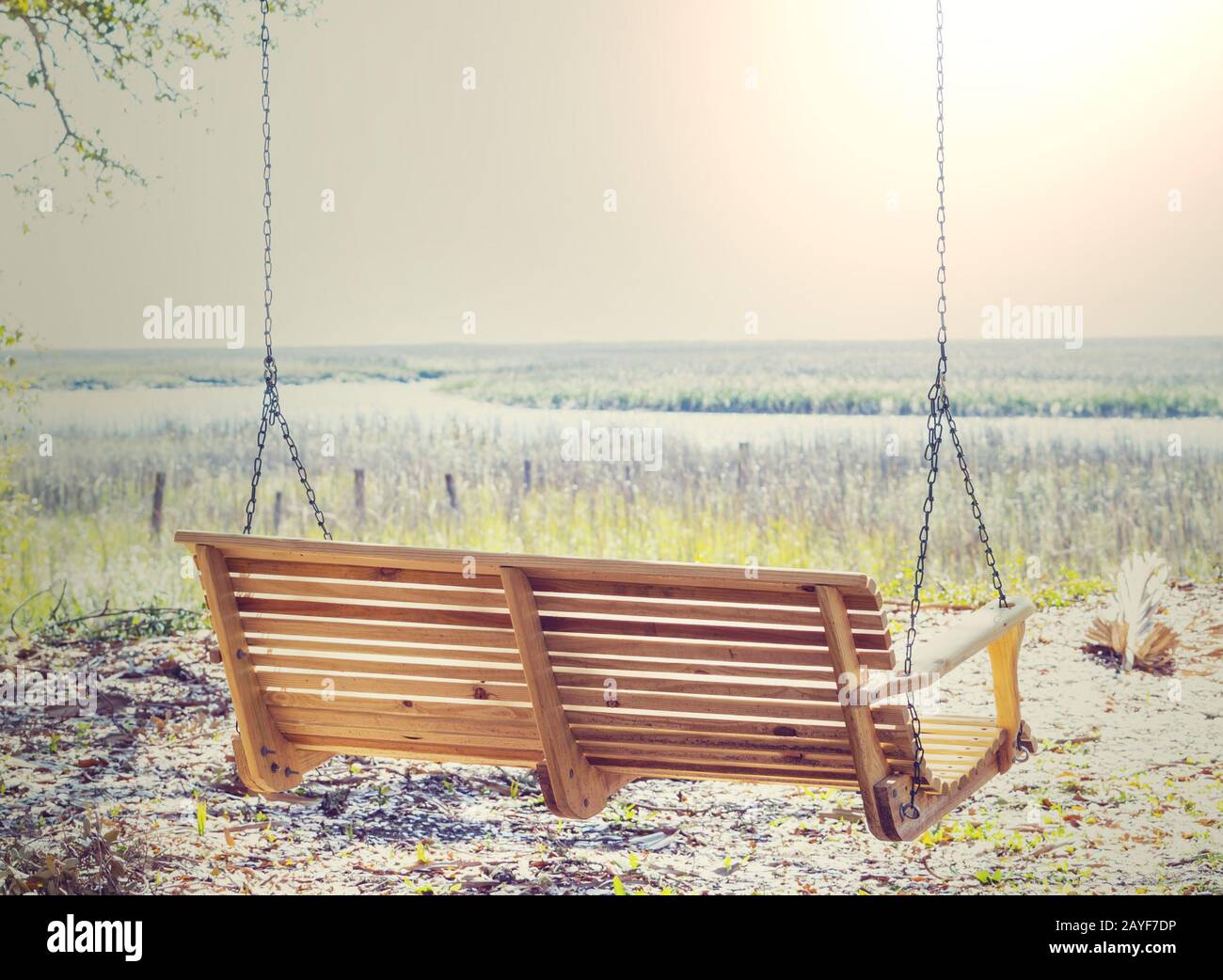 Backyard tree swing set hi-res stock photography and images - Alamy