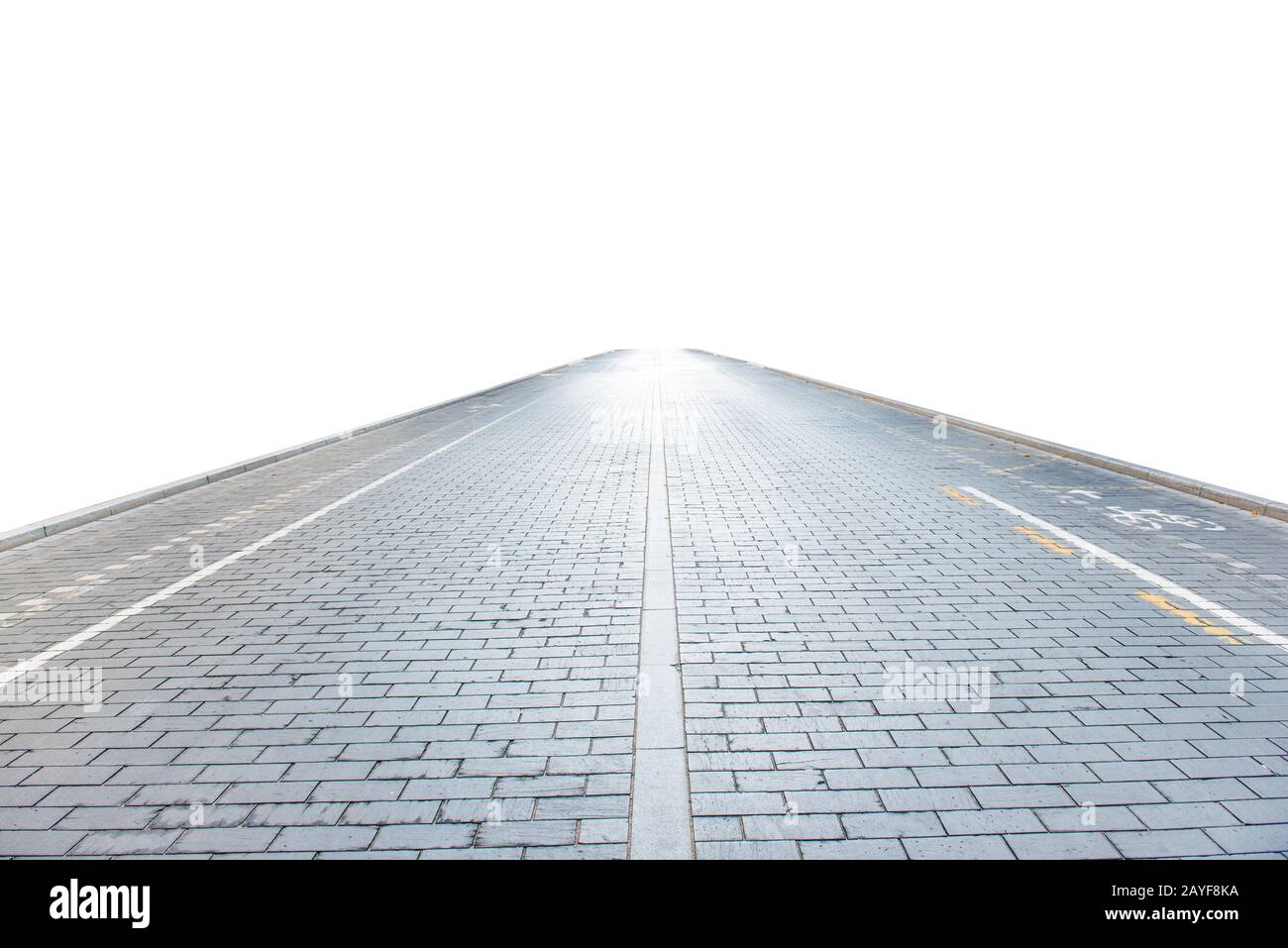 Brick road hi-res stock photography and images - Alamy