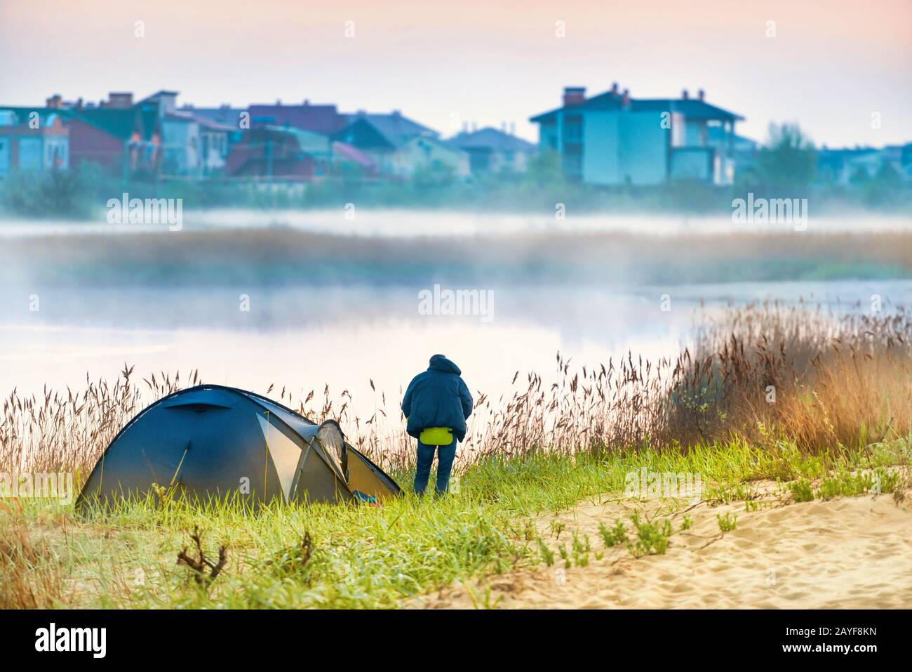 Man near river hi-res stock photography and images - Alamy