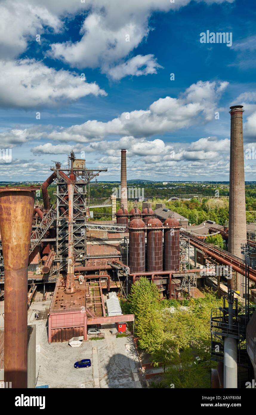 Industrial factory in Duisburg, Germany Stock Photo - Alamy