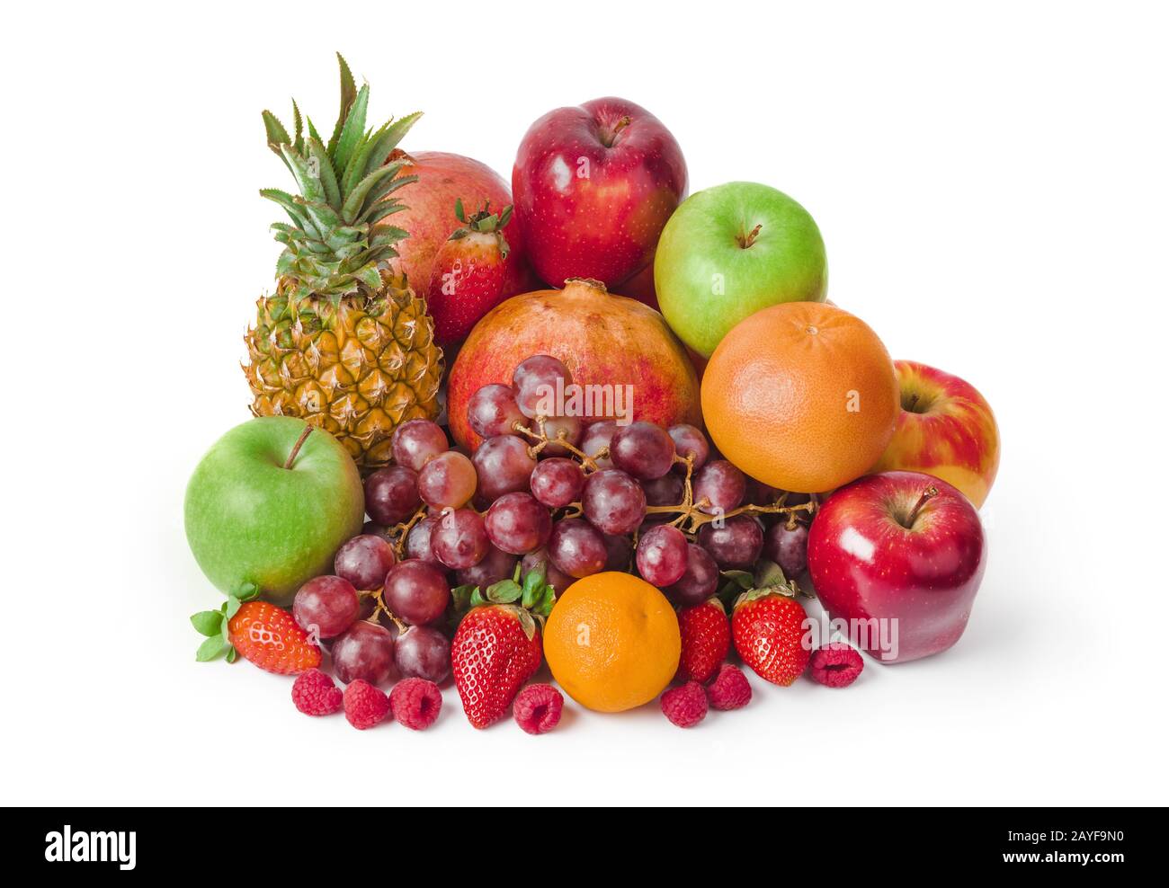 Set of fruits Stock Photo - Alamy