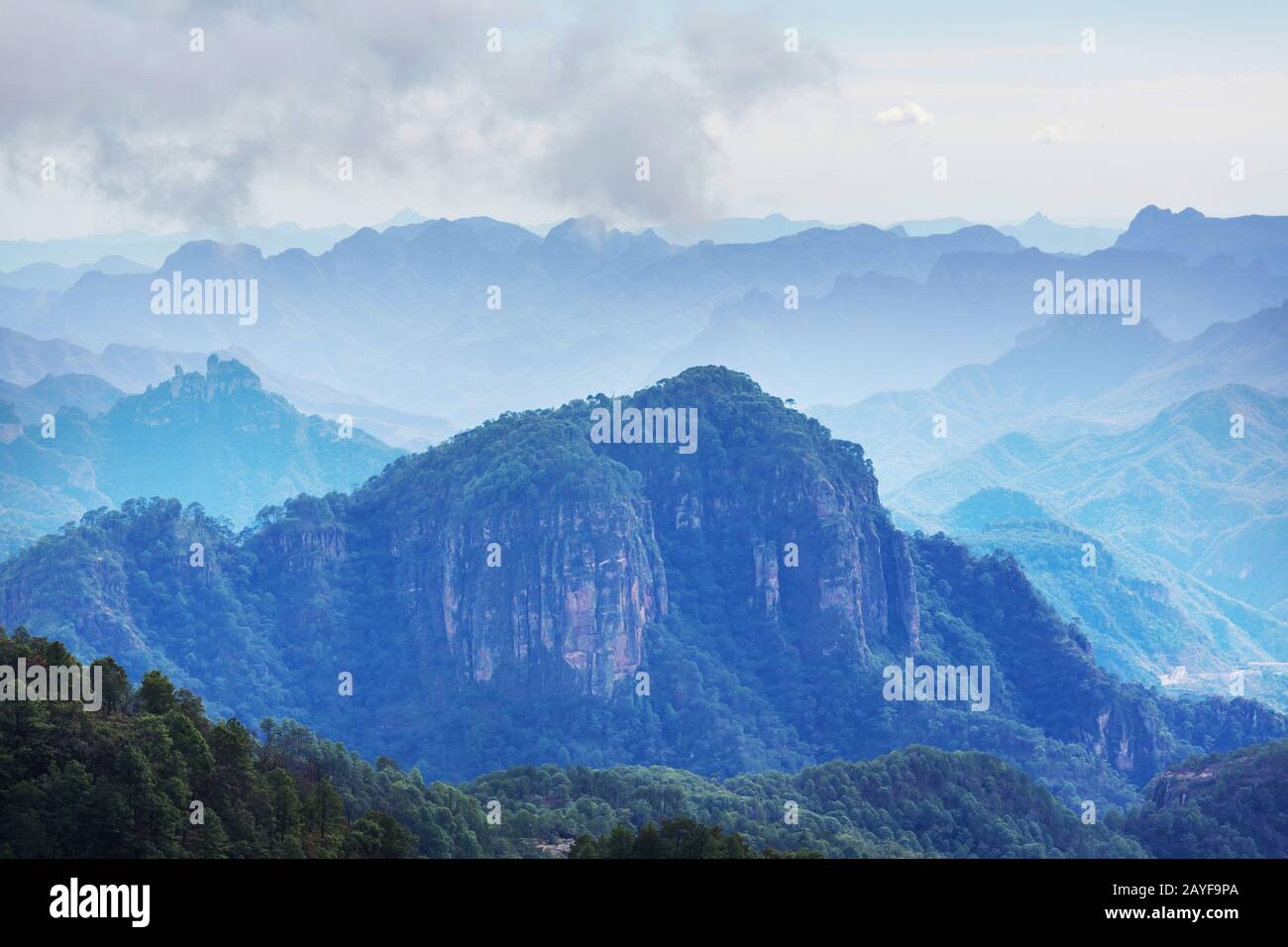 Mexico cliffs hill mountain hi-res stock photography and images - Alamy
