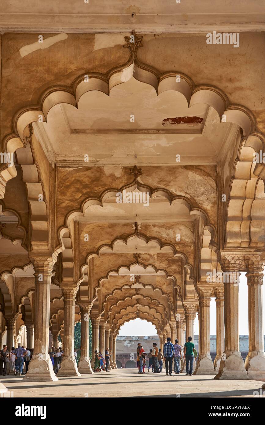 Diwan-i-Am (Hall of Public Audience), Agra Fort, Agra, Uttar Pradesh ...