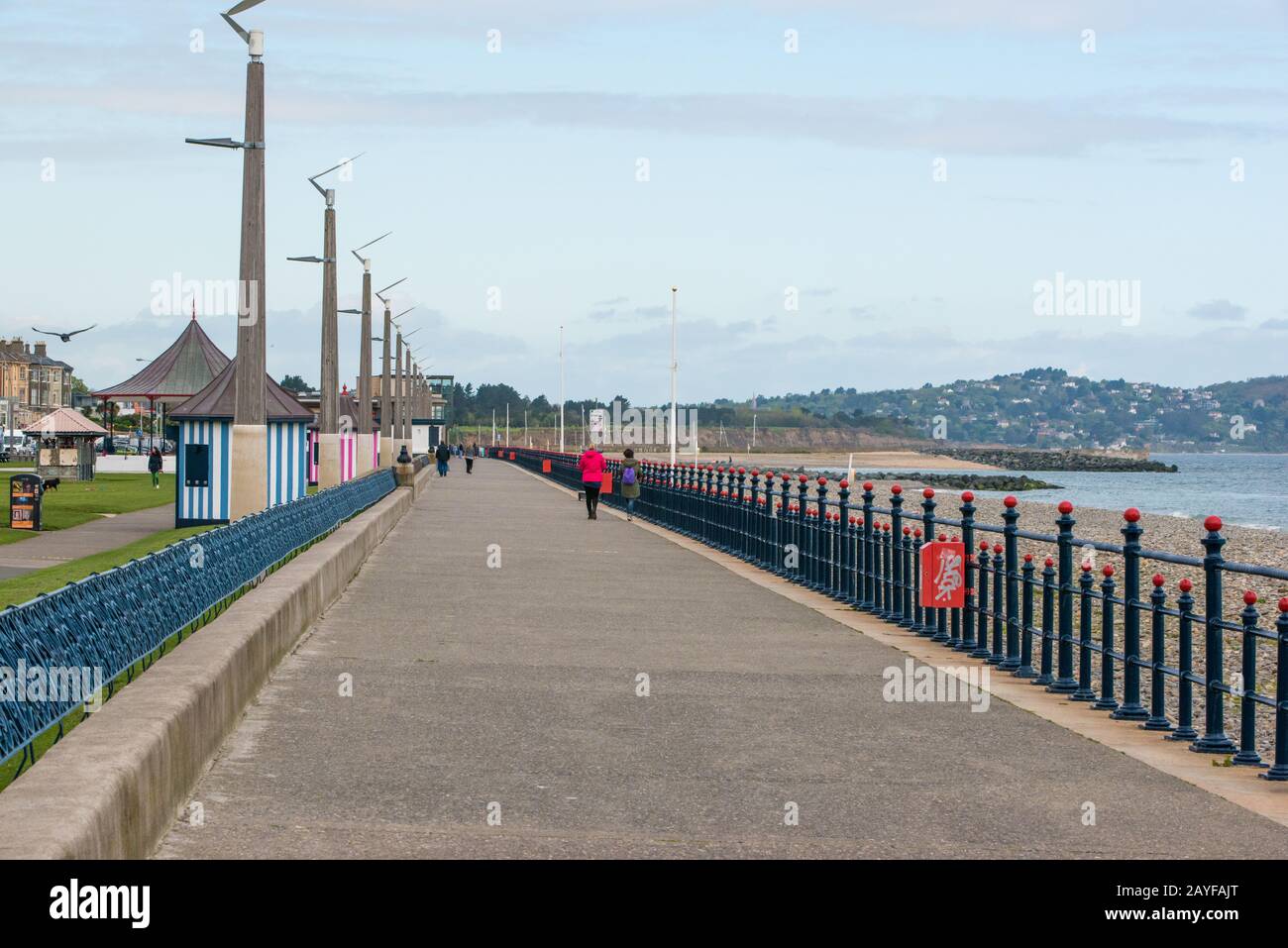 Bray promenade in Ireland Stock Photo - Alamy