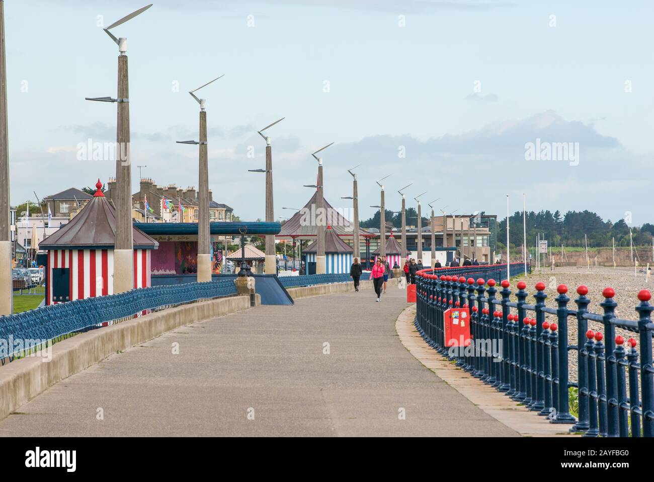 Bray promenade in Ireland Stock Photo - Alamy