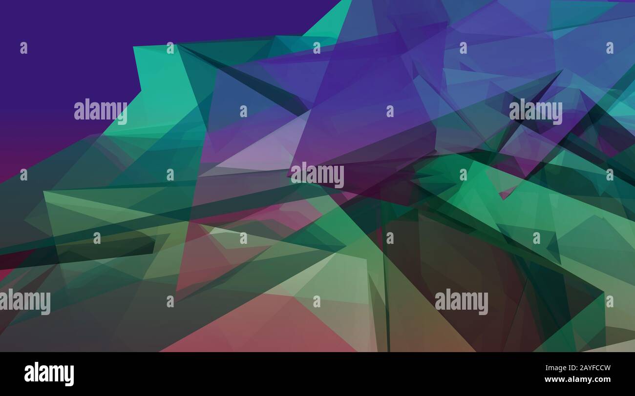 Abstract Geometric Background Futuristic Clean Energy Art Stock Photo ...