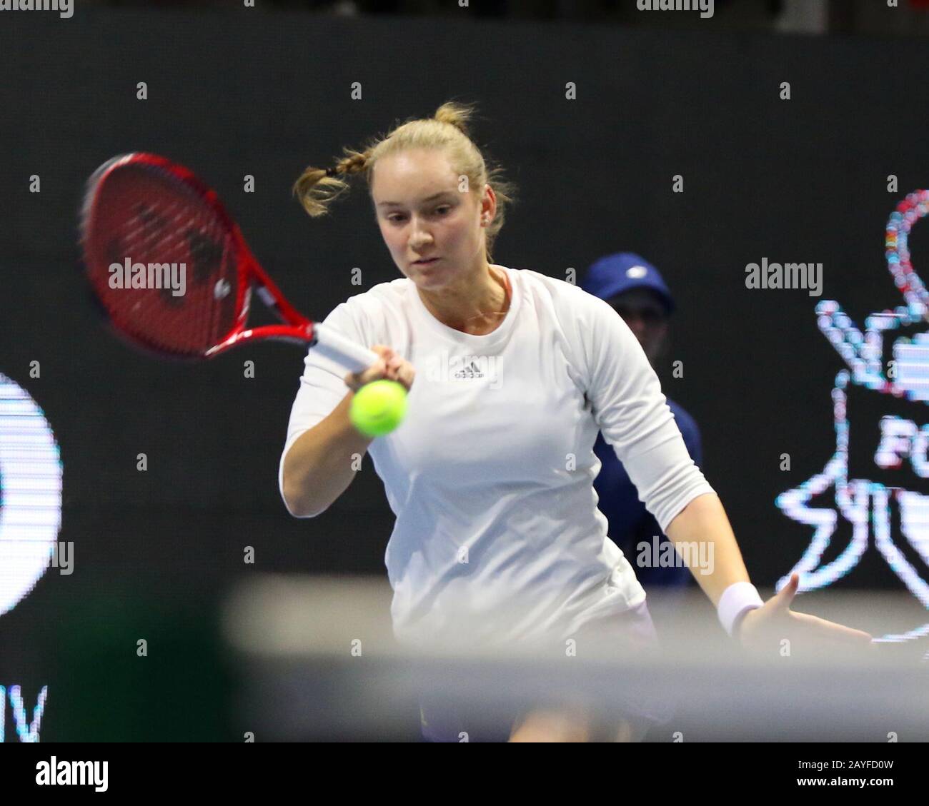 Russian Federation. Saint-Petersburg. Tennis. Women's singles match at ...
