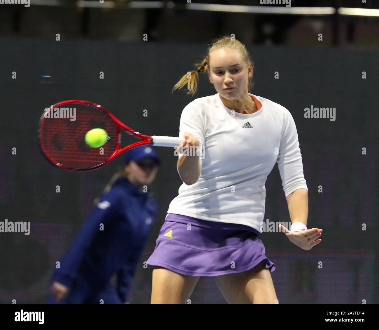 Russian Federation. Saint-Petersburg. Tennis. Women's singles match at ...