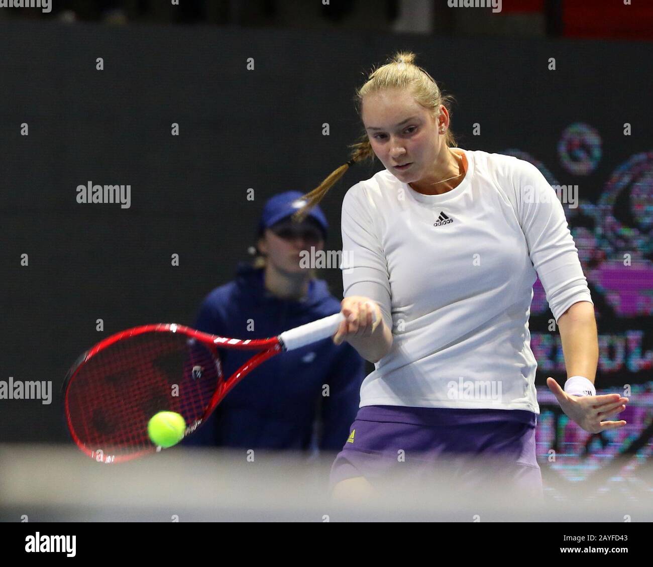 Russian Federation. Saint-Petersburg. Tennis. Women's singles match at ...