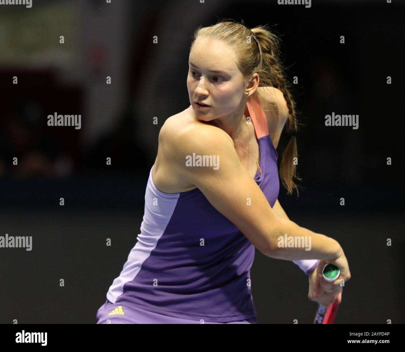 Russian Federation. Saint-Petersburg. Tennis. Women's singles match at ...
