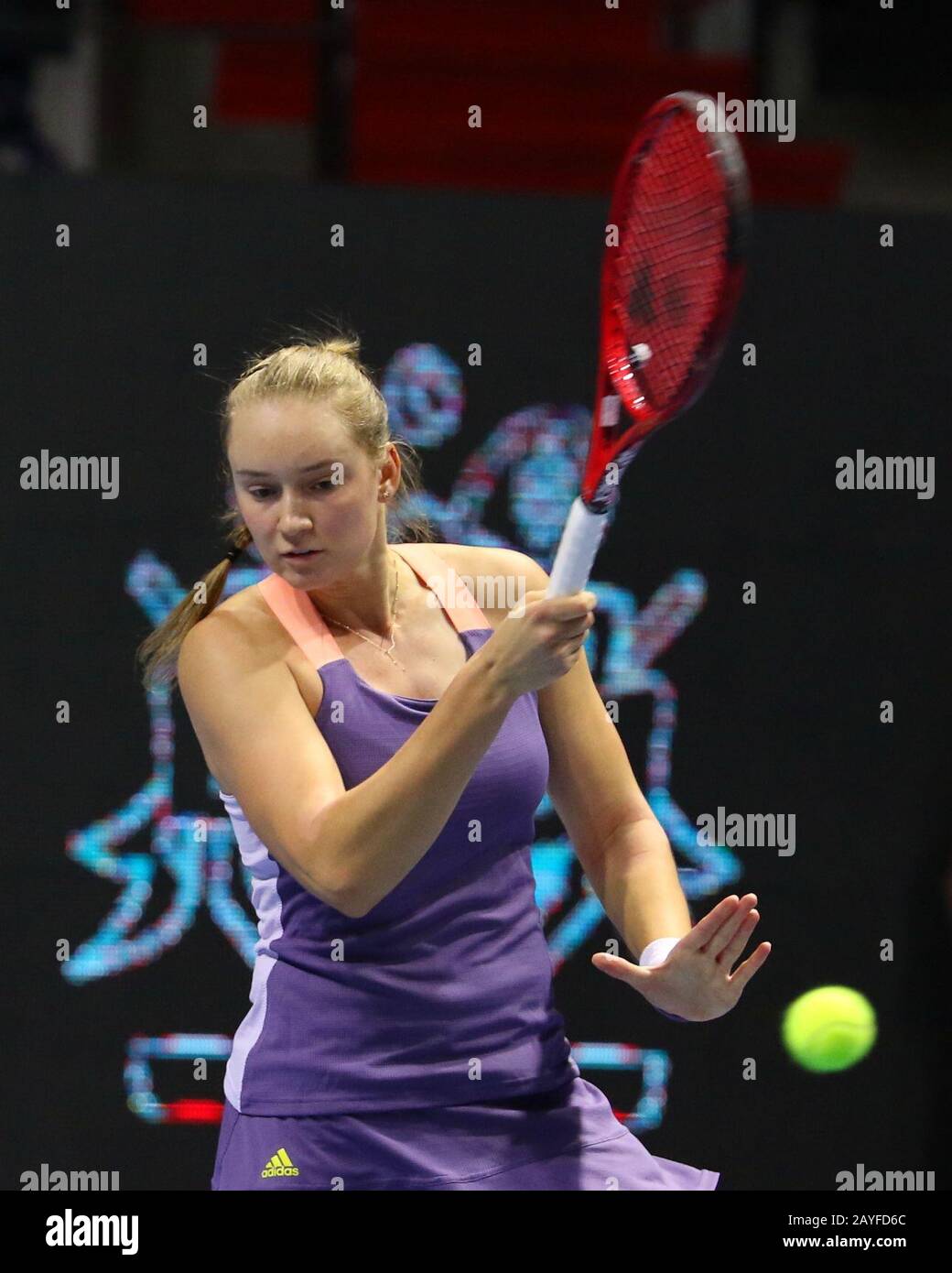 Russian Federation. Saint-Petersburg. Tennis. Women's singles match at ...