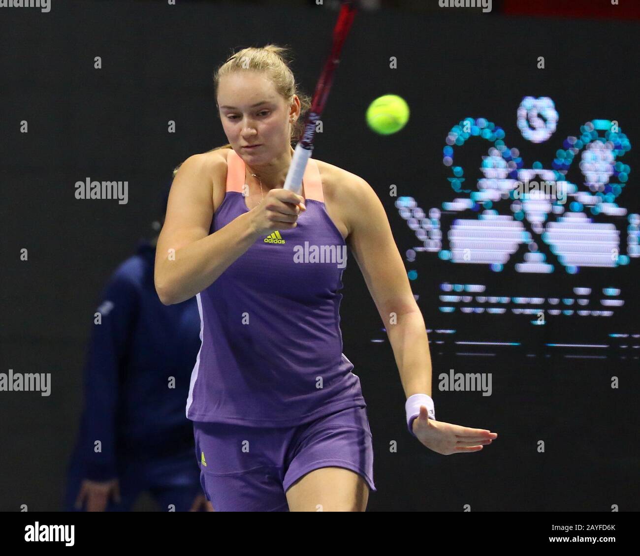 Russian Federation. Saint-Petersburg. Tennis. Women's singles match at ...