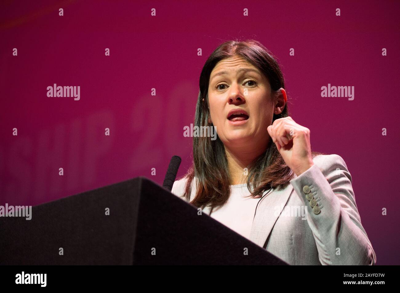 Glasgow, UK. 15th Feb, 2020. UK Labour Party Hustings for the Labour ...