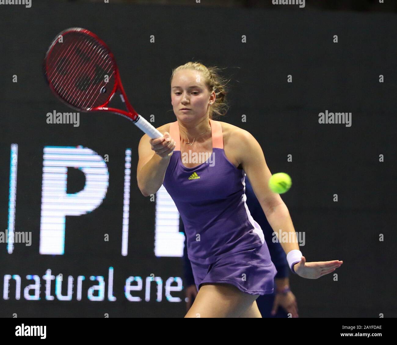 Russian Federation. Saint-Petersburg. Tennis. Women's singles match at ...